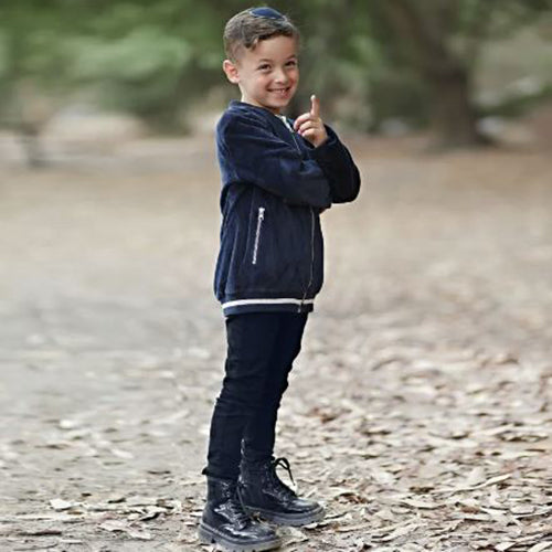 Blue Velvet Bomber – Ali Affordable