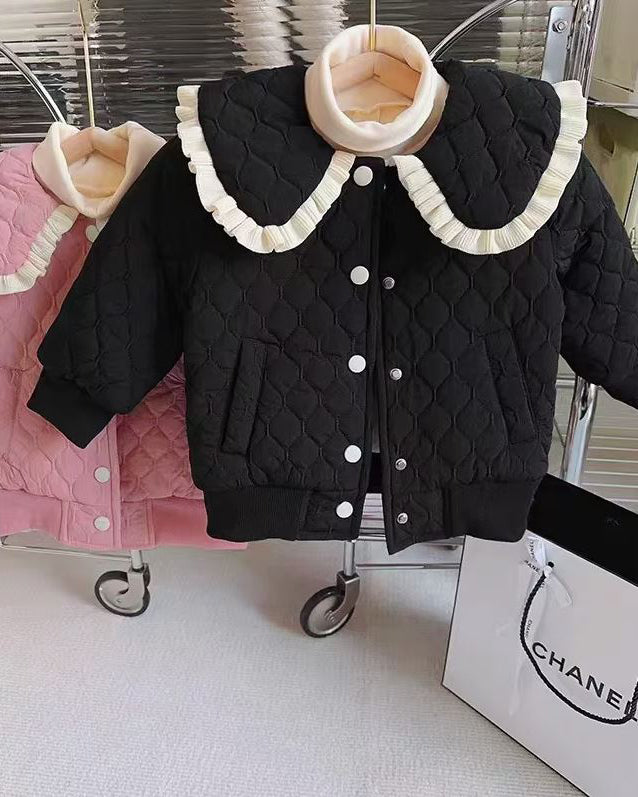 Ruffle Collared Jacket – Ali Affordable