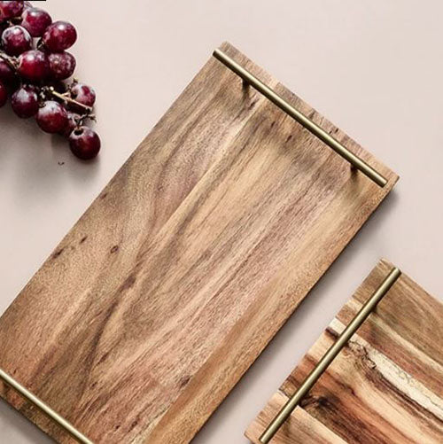 Tray With Golden Handle – Ali Affordable