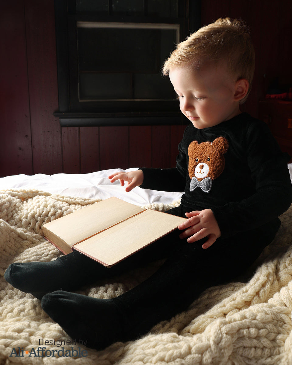 Snuggle Bear Pajama Footie – Ali Affordable